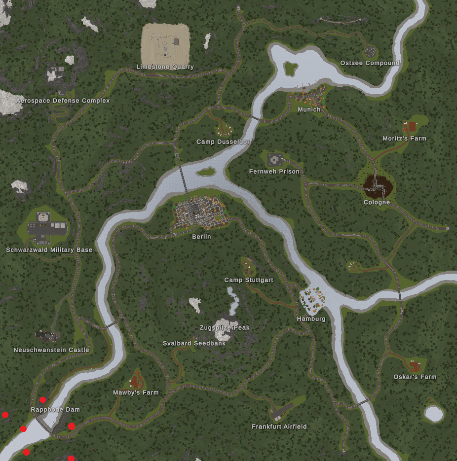 Unturned Germany Best Base Locations Mountain Survival