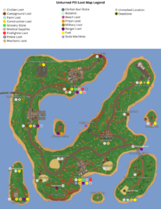 Unturned PEI Airdrop Locations and Loot Map - Increase Gaming